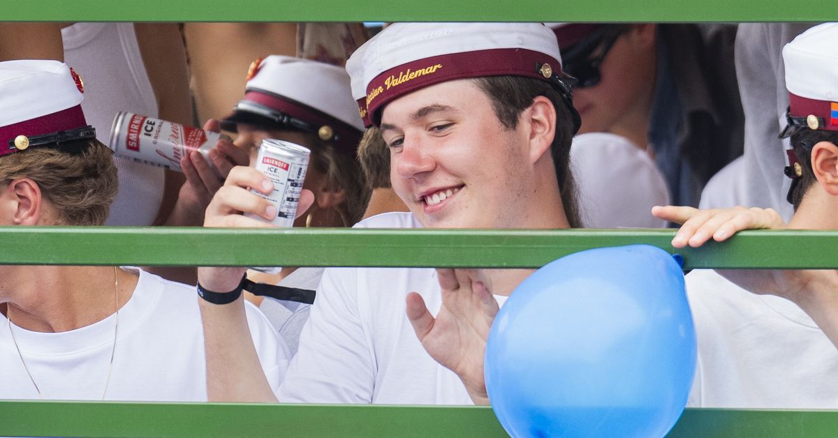 Prince Christian of Denmark celebrates at high school graduation ...