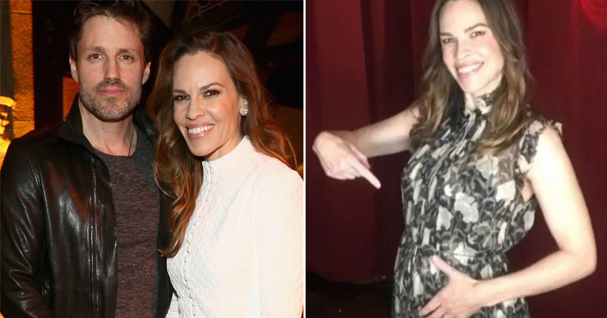 Actress Hilary Swank, 48, announces she's pregnant with twins on breakfast TV: 'I'm going to be ...