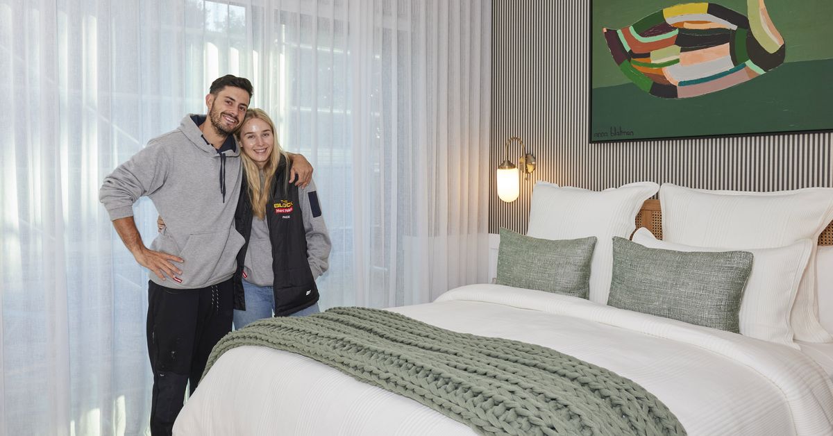The Block 2024 Room Reveals: Jesse and Paige's Guest Bedroom Week 2 ...