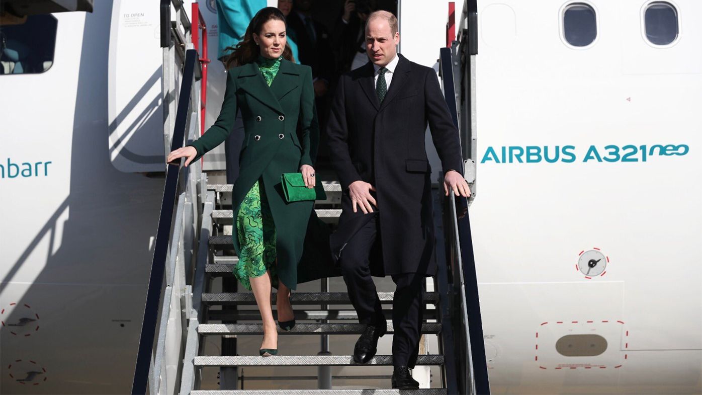 Prince William and Kate Middleton fly commercial to Ireland on official ...