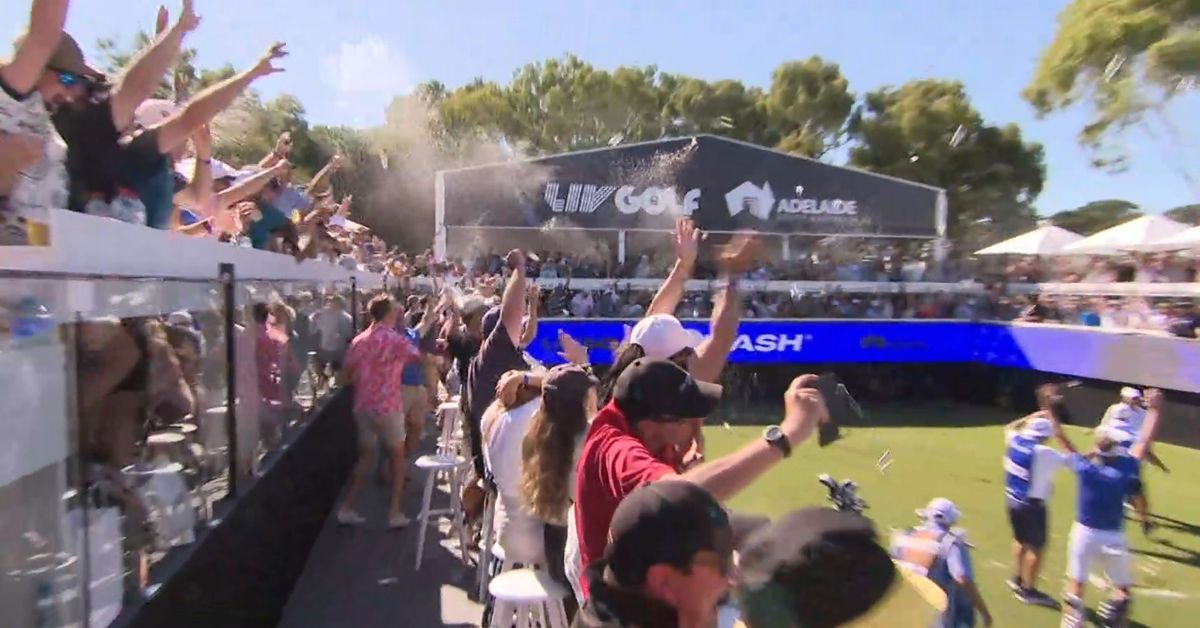 Adelaide's LIV Golf fan event draws crowds despite scorching weather