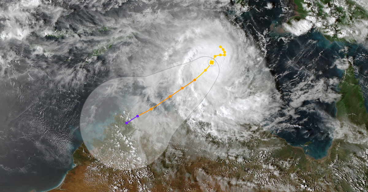 Cyclone Fina stays slow and strong as it heads for NT coast – Robert