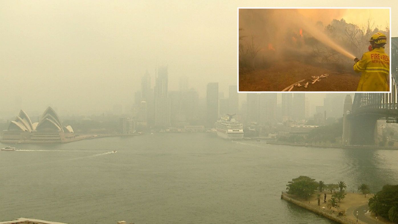 Sydney smoke: 'Unbreathable' air choking NSW as blazes fanned by winds