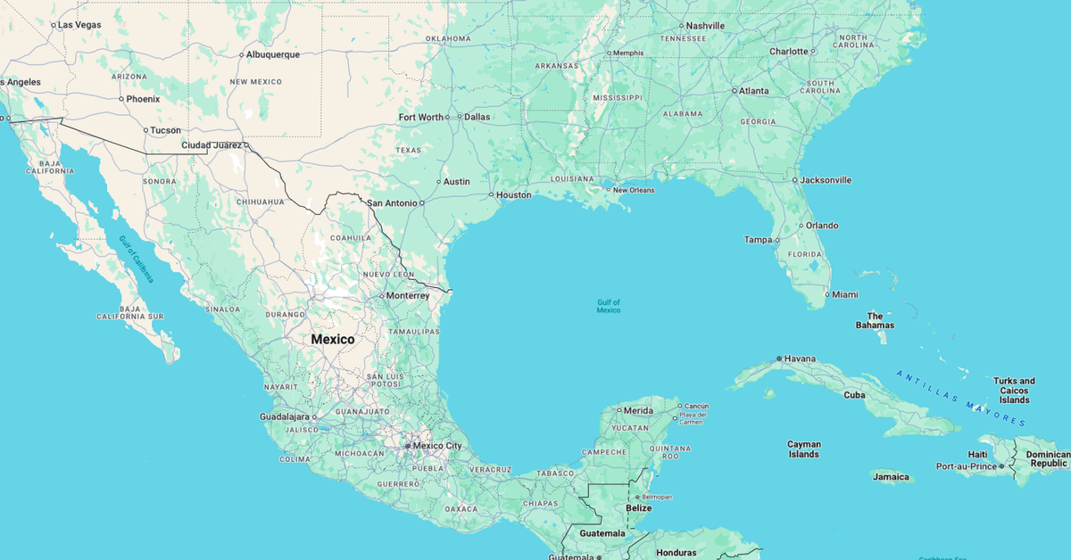 'Gulf of America' arrives on Google Maps