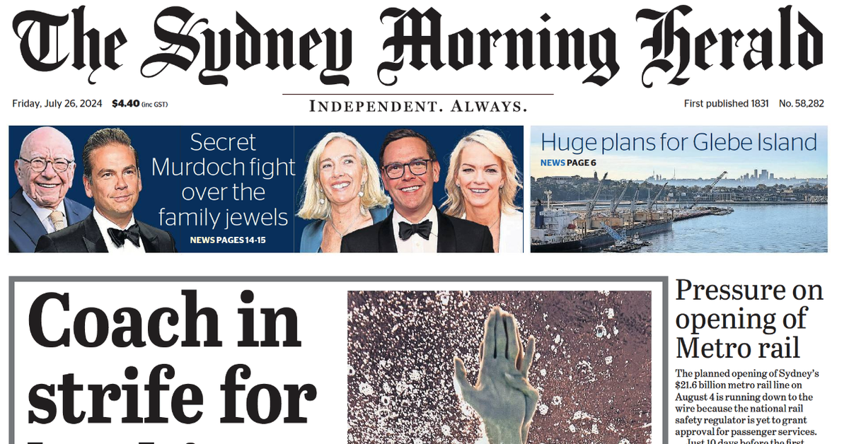 Journalists from The SMH, The Age and AFR to strike on eve of Olympics