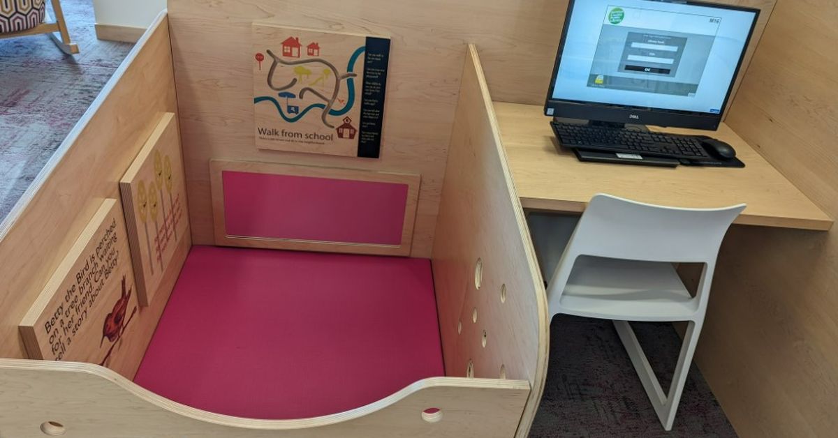 See the genius library work station in the US made by TMC Furniture ...