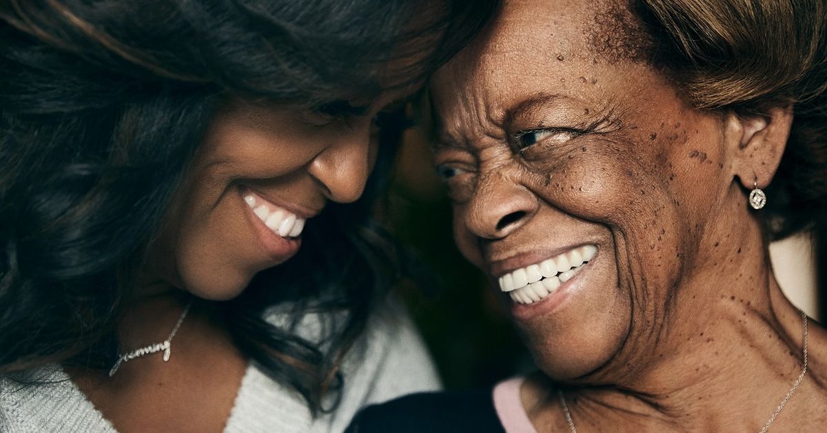 Michelle Obama pays tribute to her late mother Marian Robinson two ...