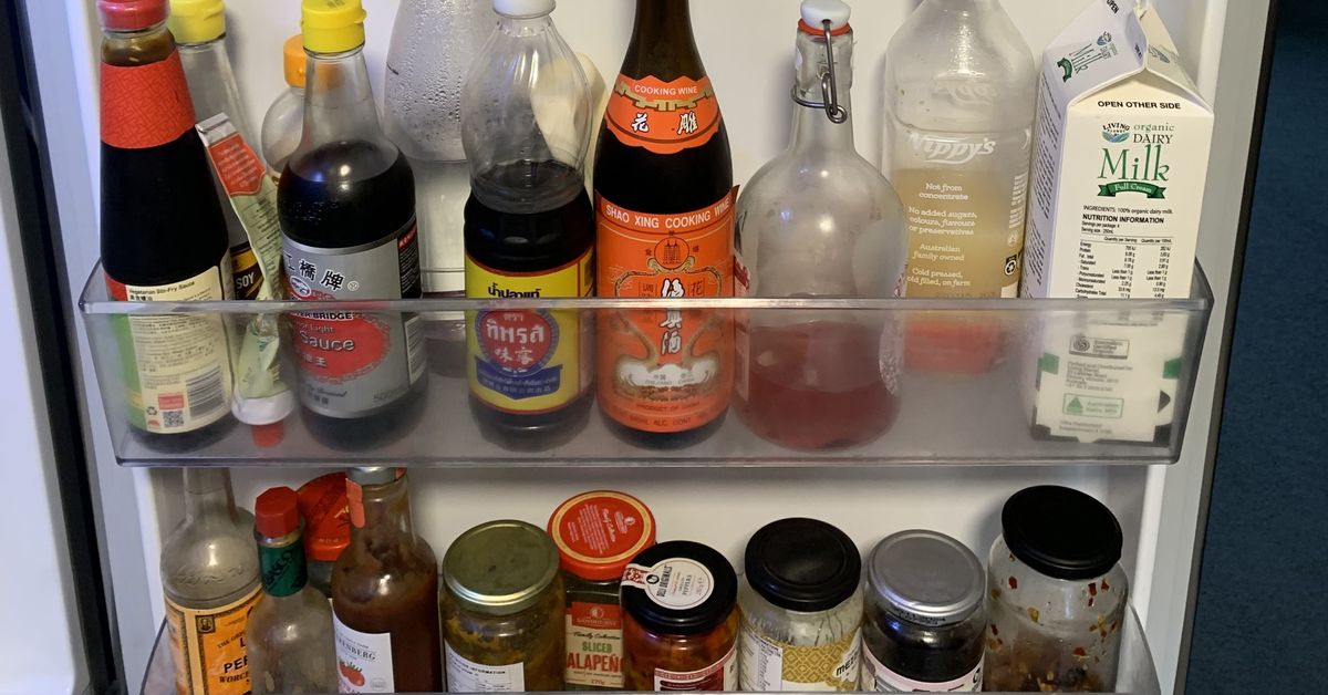 The Fridge Files Simon's family of two with good fridge stacking ...
