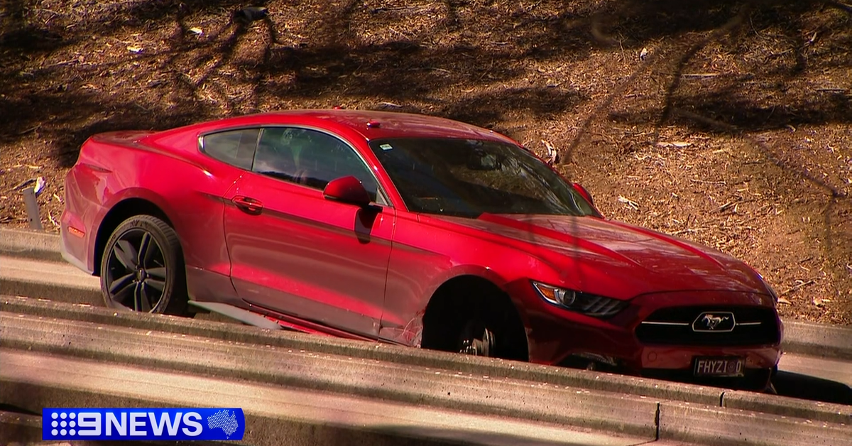 Ford Mustang chase mayhem