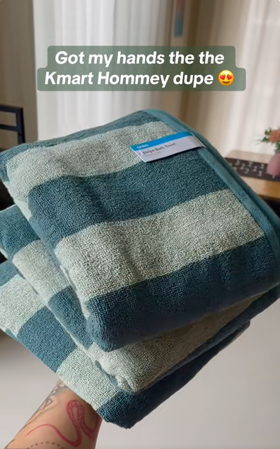 Hommey towel dupes: Kmart and IKEA provide affordable alternatives for ...