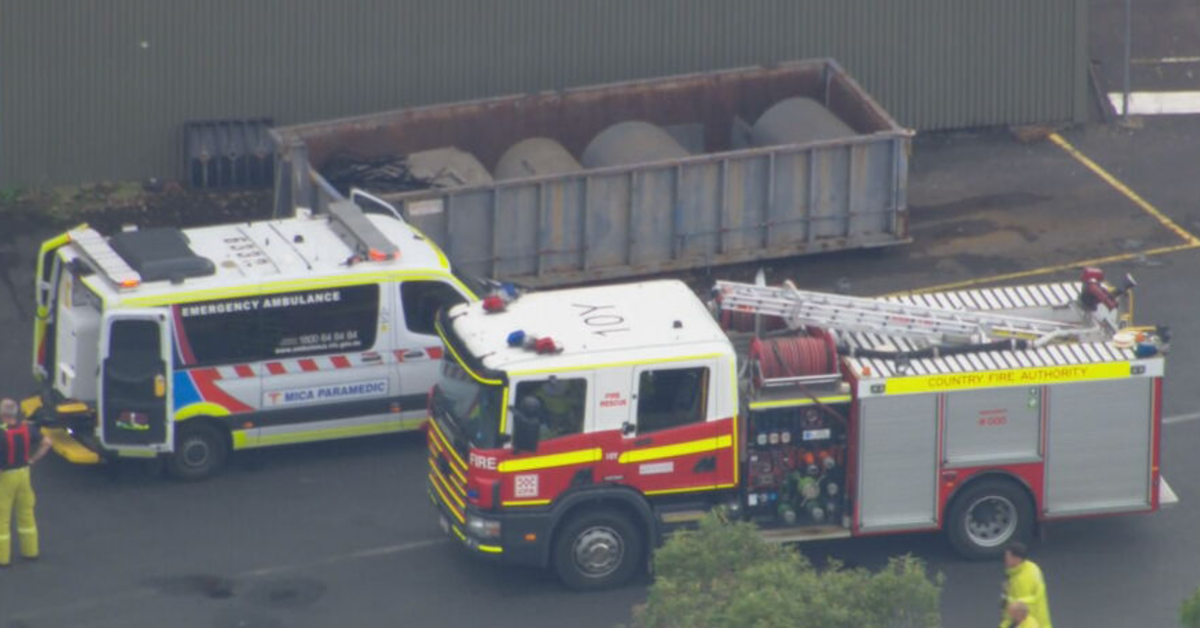Hastings: Woman airlifted to hospital after workplace accident in Victoria