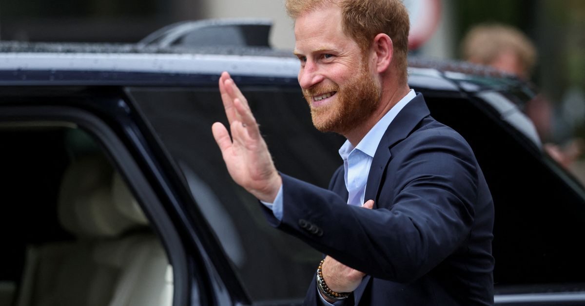 Prince Harry reunites with his father, King Charles