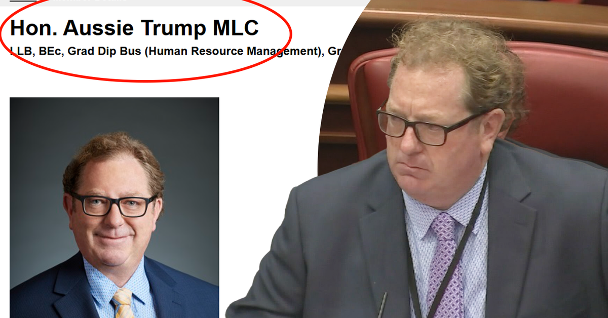 Aussie Trump: WA MP Ben Dawkins legally changes name to 'Austin Trump ...