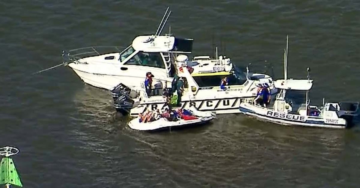 Russell Island: Three rushed to hospital after boat and jet ski collide ...