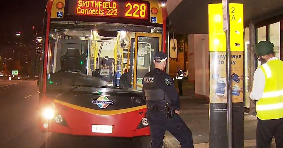 Adelaide crime: Bus driver stabbed with scissors in late-night attack