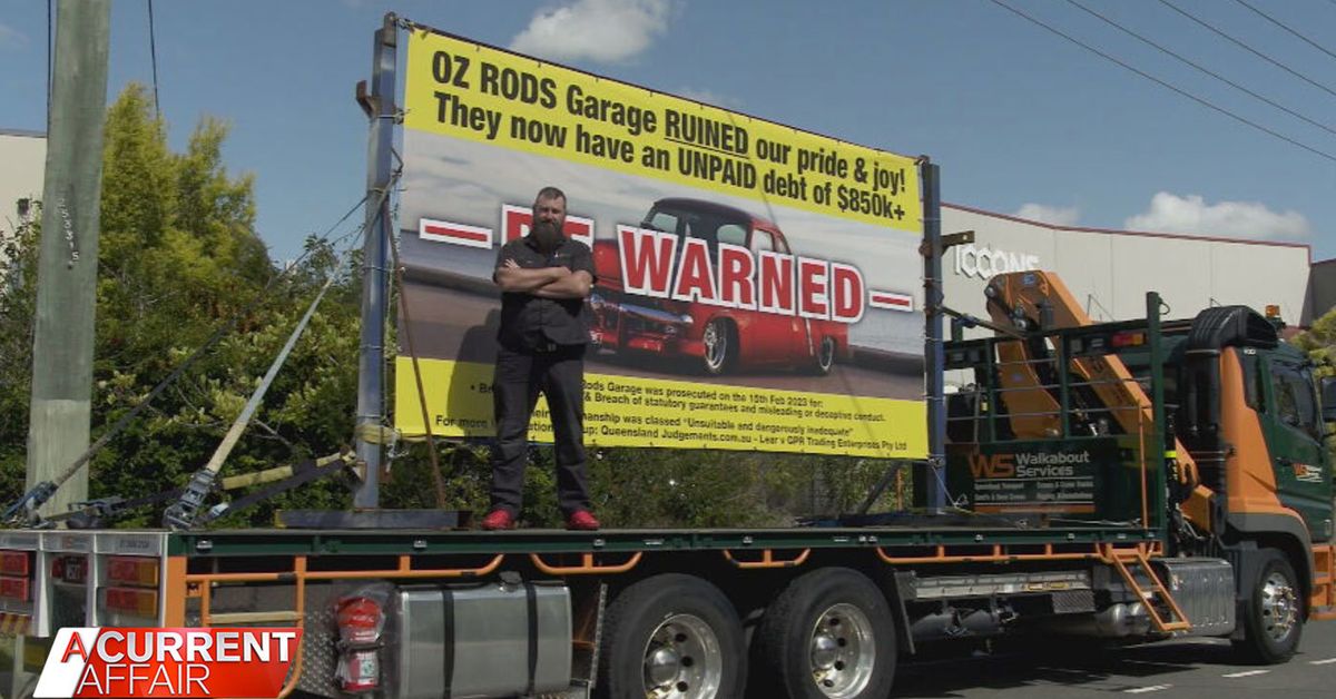 A Current Affair: Disappointed Queensland hot rod lover takes matters ...