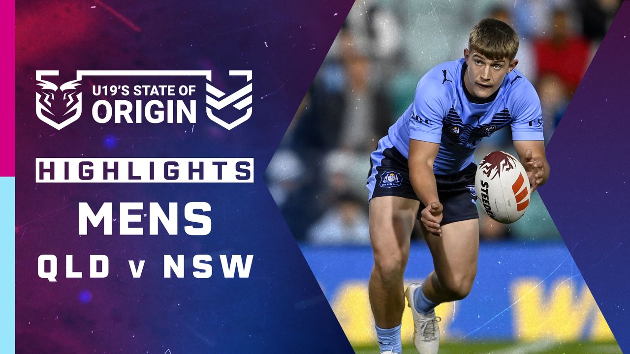 Watch Under 19's State of Origin - Season 2024 - Highlights: U19 Men’s ...