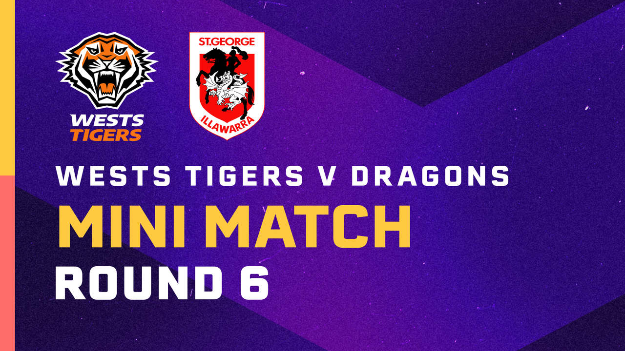 Watch NRL Premiership - Season 2024 - Round 6: Tigers v Dragons Mini ...