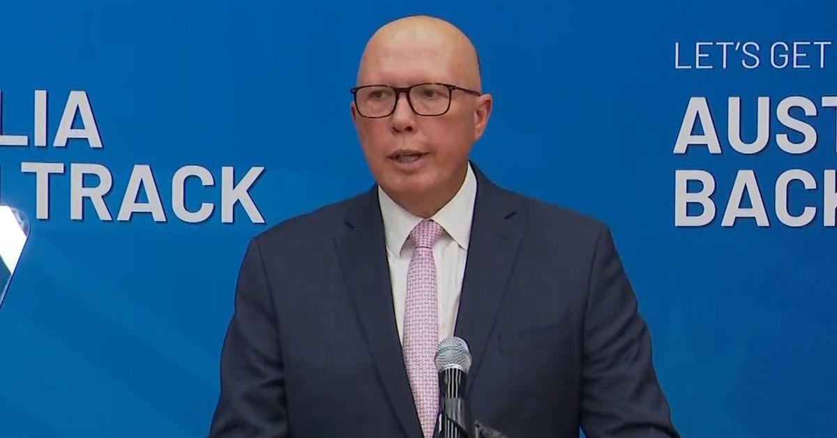Liberal leader Peter Dutton makes first pitch to voters in election year