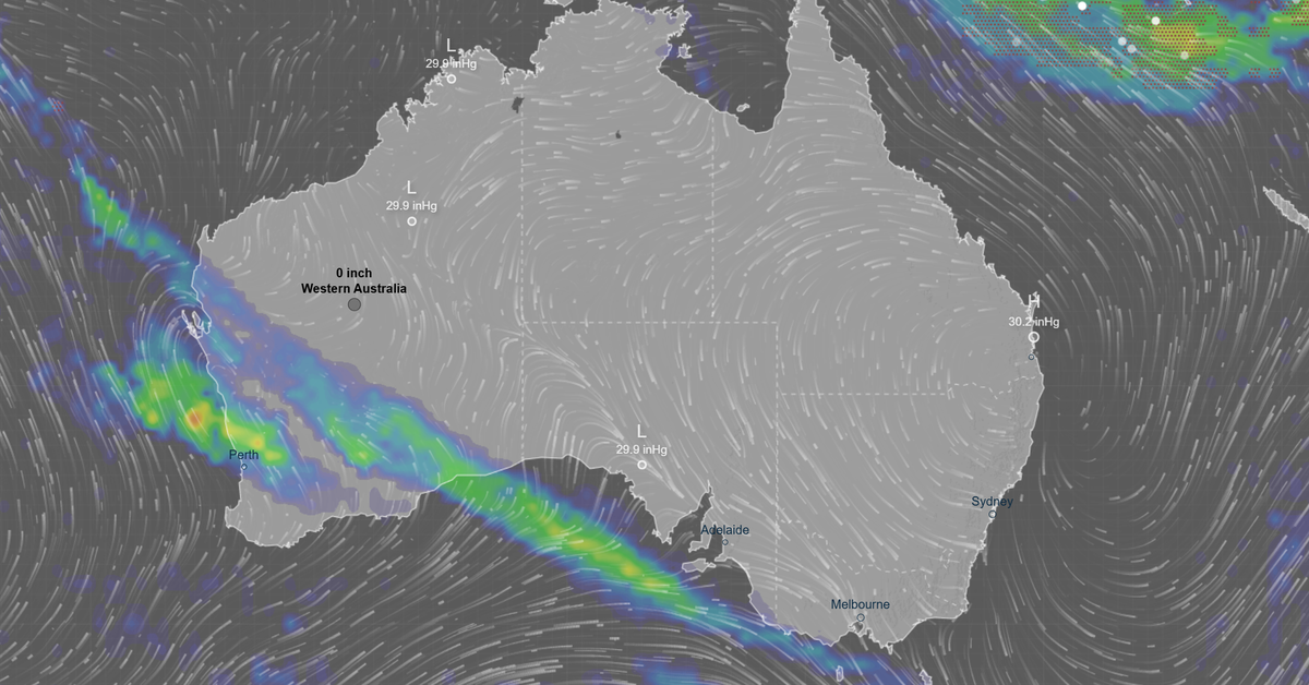 WA rainfall: Record-breaking rain drenches parts of Western Australia