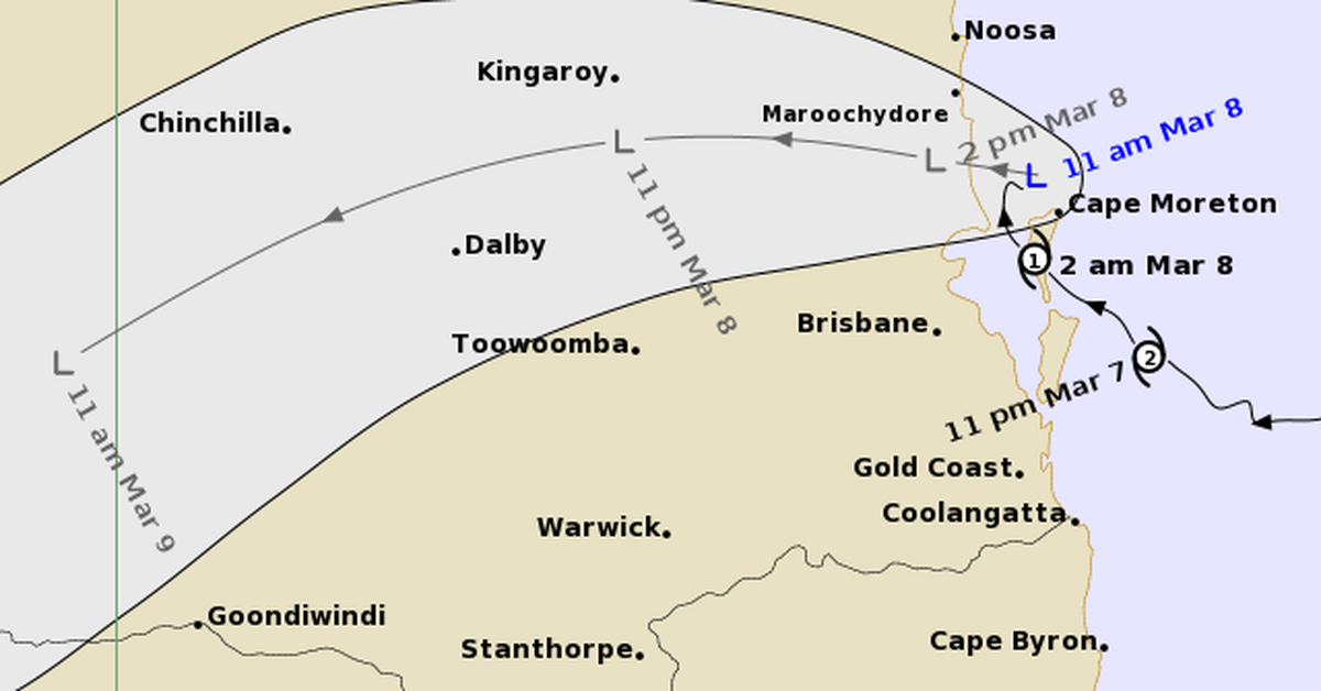 Ex-Tropical Cyclone Alfred predicted path: When will Ex-Cyclone Alfred ...