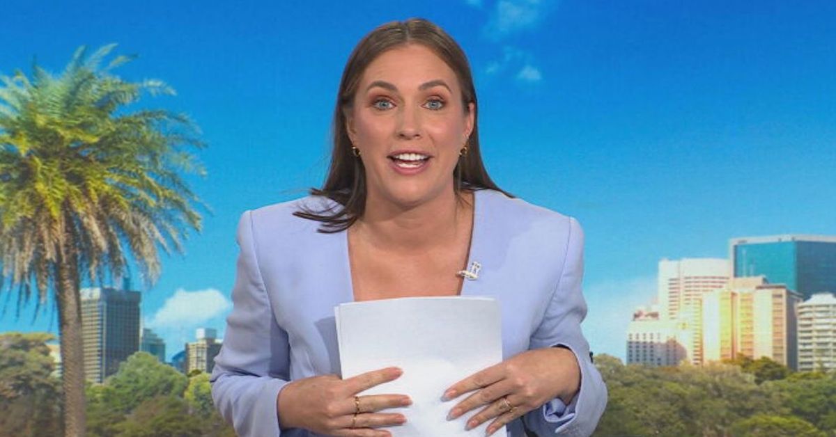 Roz Kelly coffee mishap live on Today