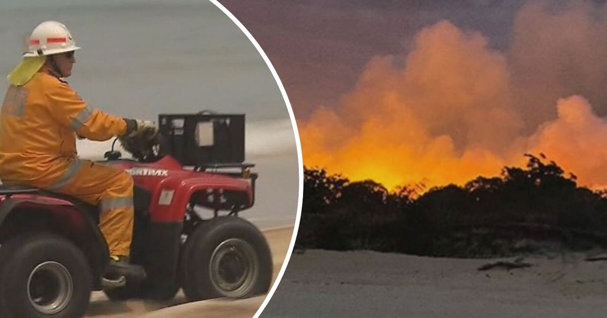 Moreton Island: 'Careless' beach campfire sparks major blaze on tourist ...