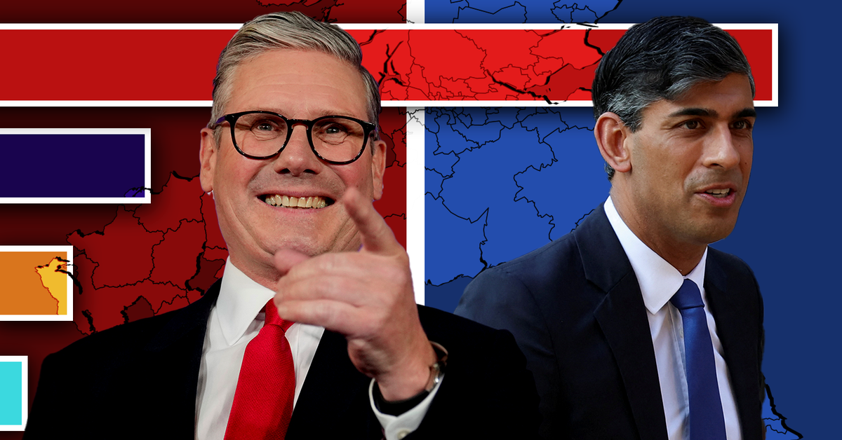 UK Election 2024 results: Labour and Keir Starmer set for landslide majority victory as Rishi ...