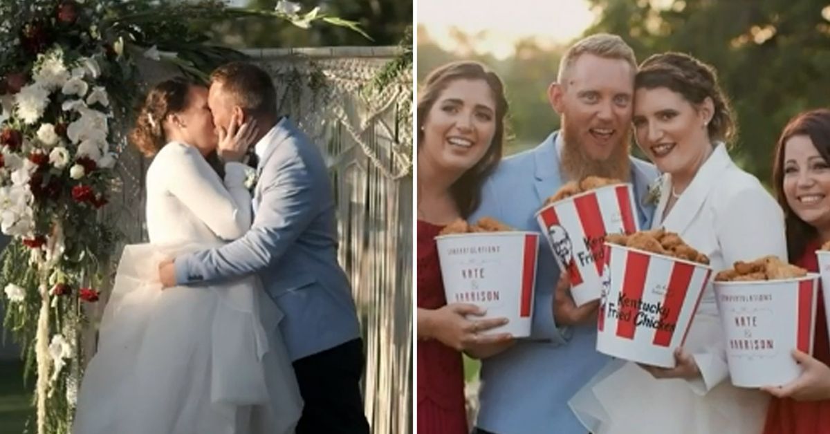 KFC wedding: Queensland couple marry in world's first official ceremony