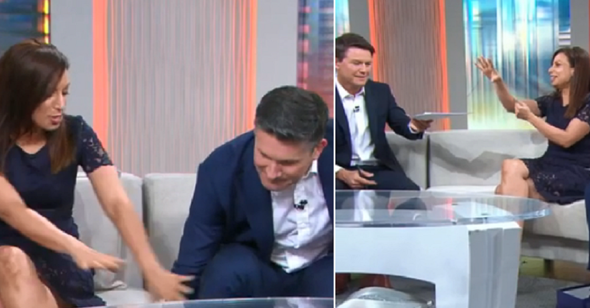 Unexpected 'guest' removed from Today Show set