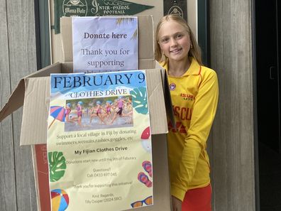 Sydney teenager Tilly Cooper organises Fiji swimwear drive - 9Honey