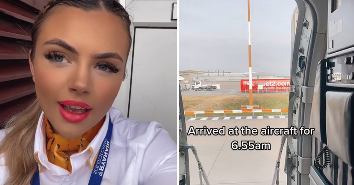 Ryanair flight attendant shares a day in her life as a cabin crew ...
