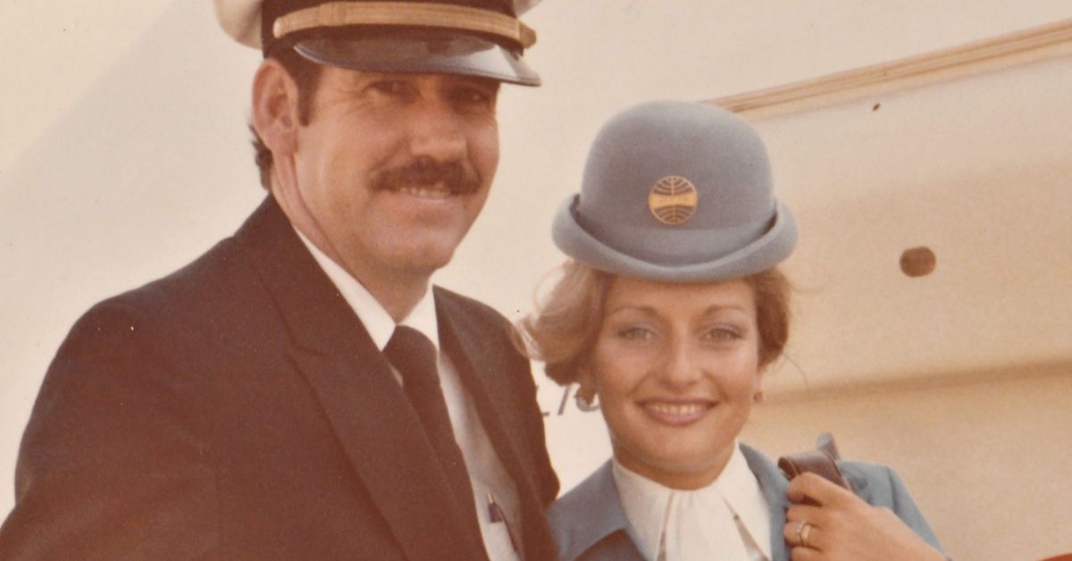 She was a Pan Am flight attendant, he was a pilot. Their inflight ...