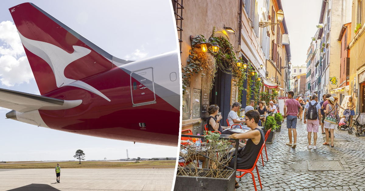 Qantas doubles capacity on non-stop flights from Perth to Rome - 9Travel