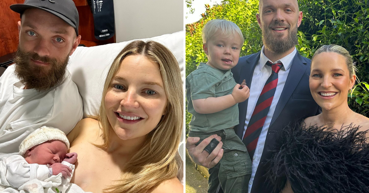 Melbourne Demons captain Max Gawn and wife Jessica Gawn welcome second ...