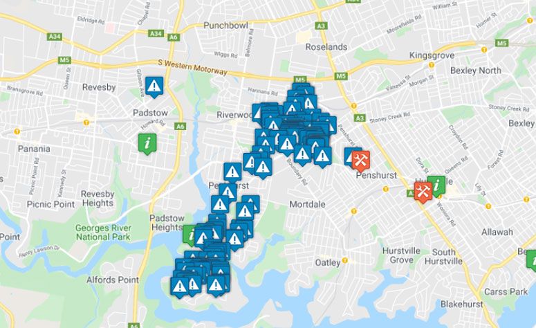 Sydney weather: Peakhurst, Peakhurst Heights, Lugarno, Beverly Hills ...