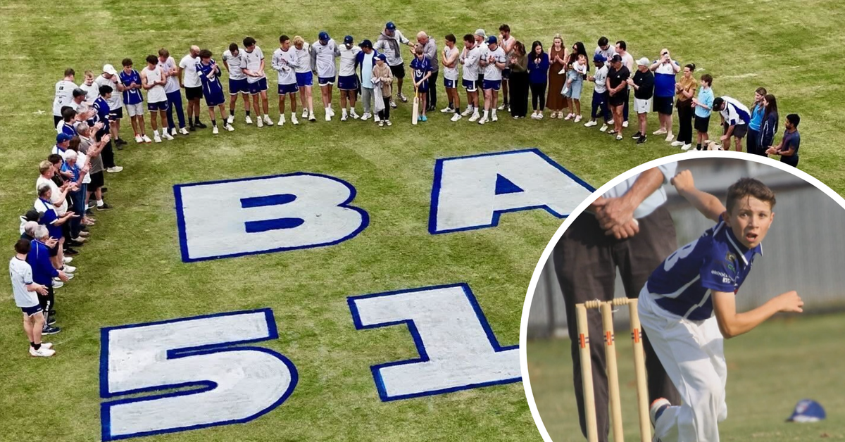 Ben Austin: Cricket oval painted in late teen's honour as teammates ...