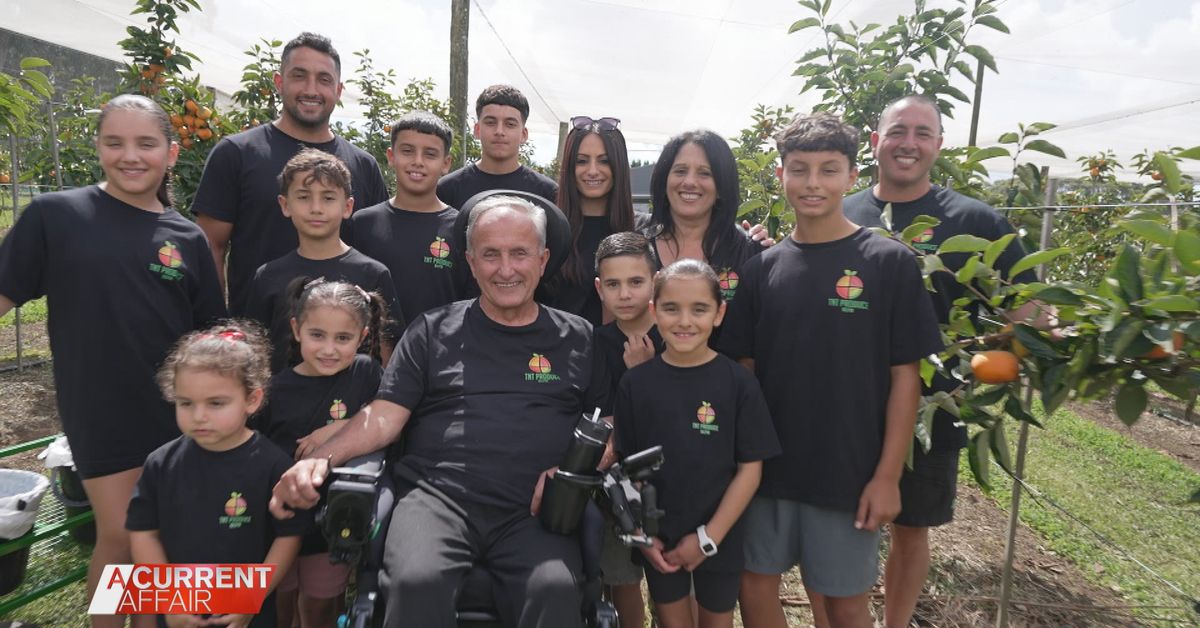A Current Affair: Farming family keeps orchard alive after dad's life ...