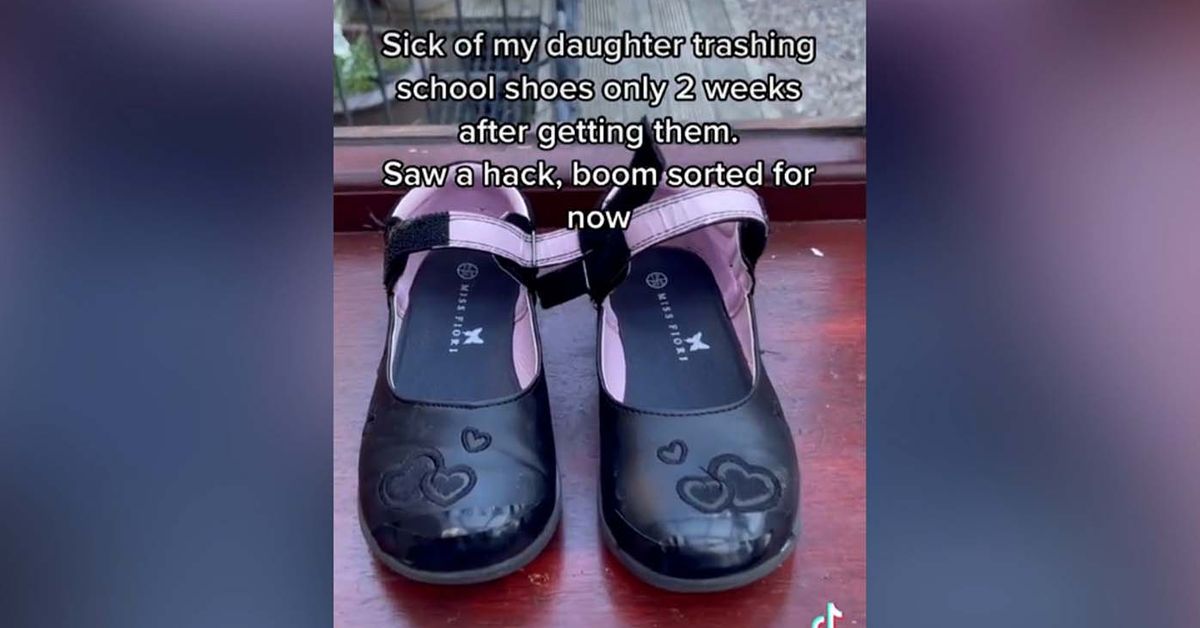 Mum reveals hack to stop school shoes getting scuffed - 9Honey
