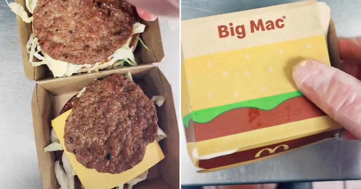 McDonald's TikToks: McDonald's employee goes viral with Big Mac ...