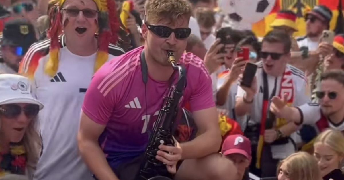 Andre Schnura: Who is the viral German saxophone guy at Euro 2024 ...