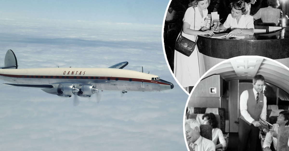 Qantas has been flying internationally for 90 years - take a look back ...