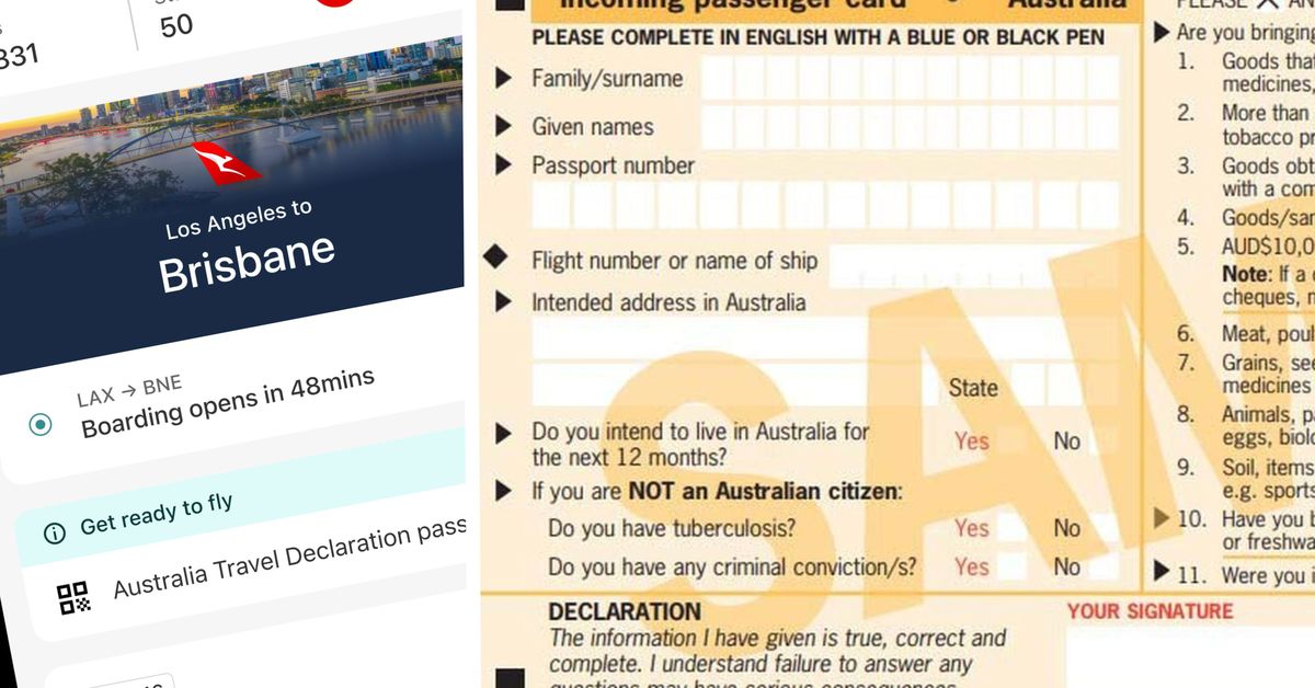 Incoming passenger card: More travellers in Australia can now avoid the ...