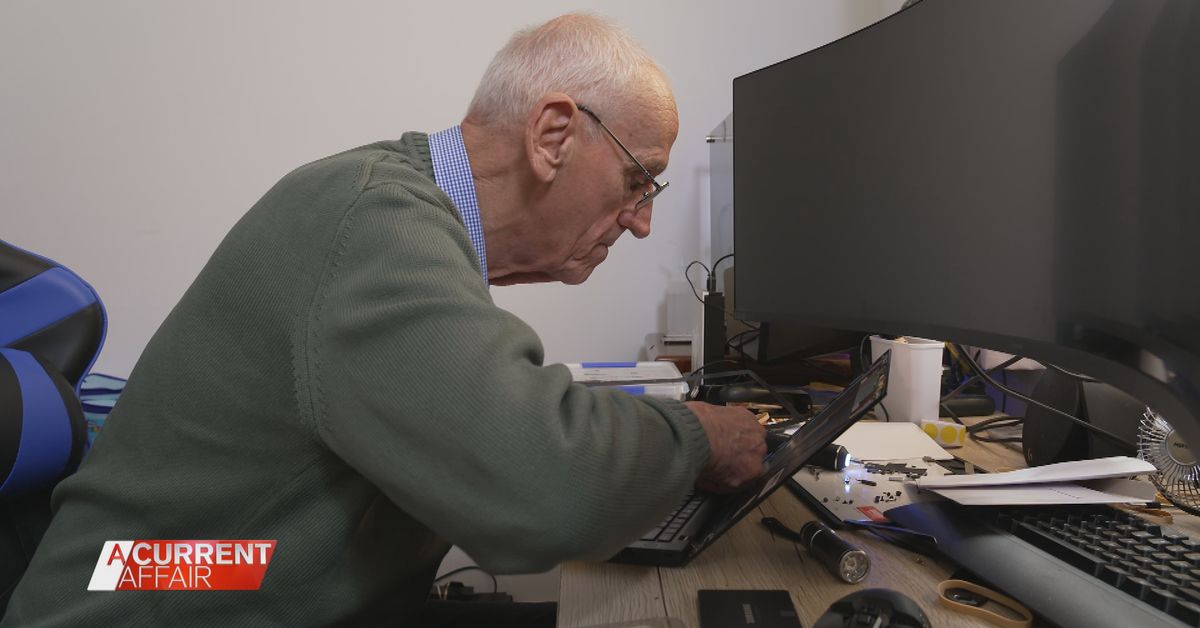 A Current Affair: Great-grandfather gives new life to broken computers ...