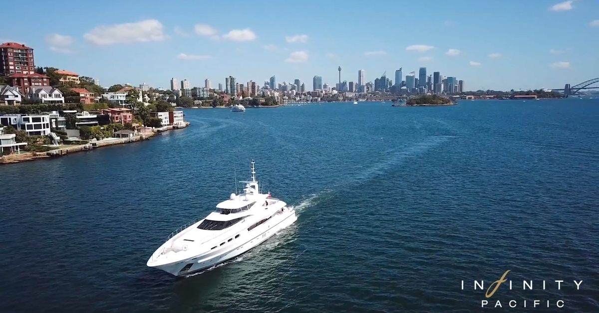 Infinity Pacific's largest yacht has hit Sydney Harbour - 9Travel