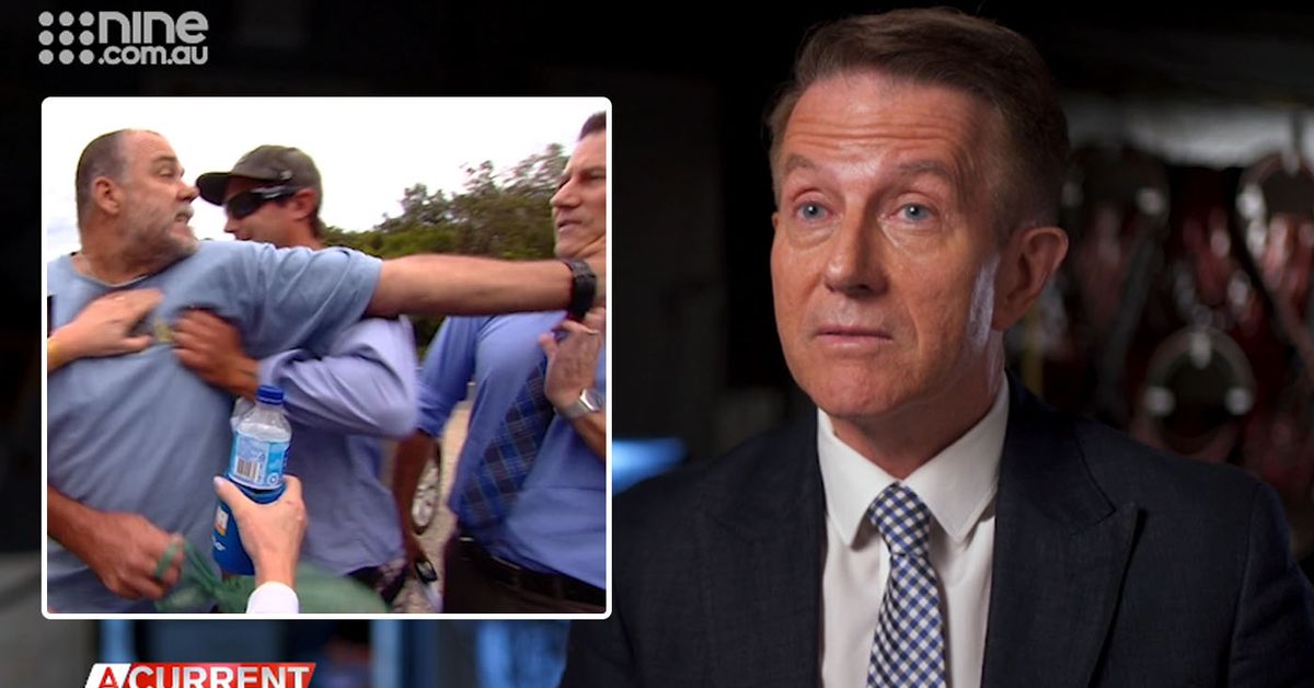 Reporter Chris Allen reflects on the moment he was grabbed by the ...