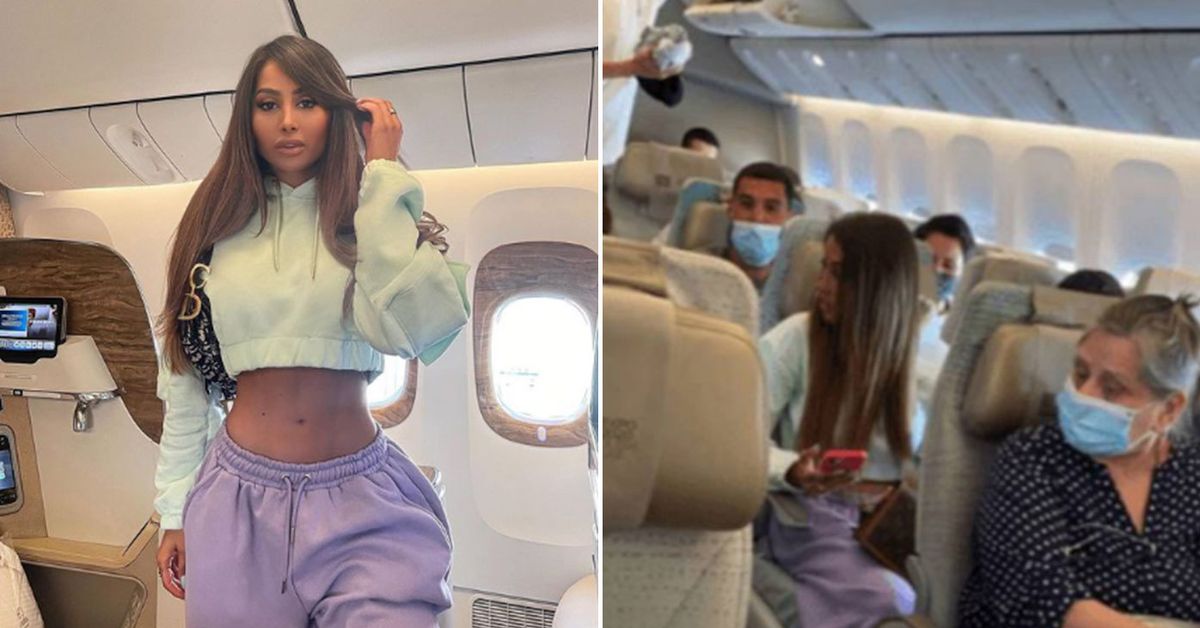 Influencer caught faking first class flight photoshoot - 9Honey