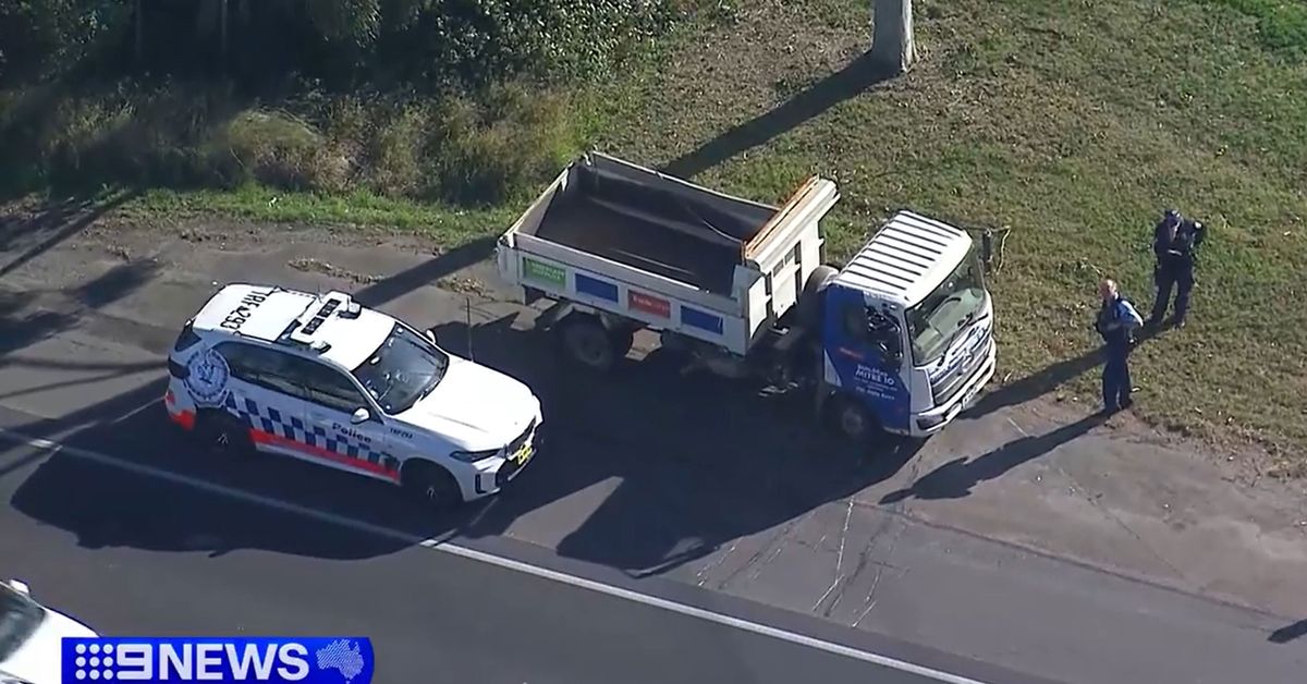 Luddenham: Man charged after alleged stolen truck chase in Sydney's west