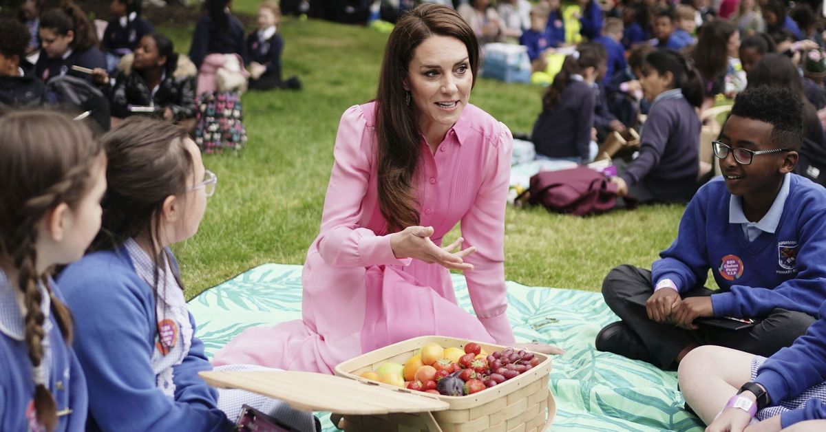 Kate Middleton, Princess of Wales joins students at first children's ...