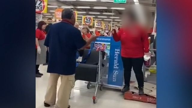 Coronavirus pandemic: Customer and employee fight over toilet paper at ...